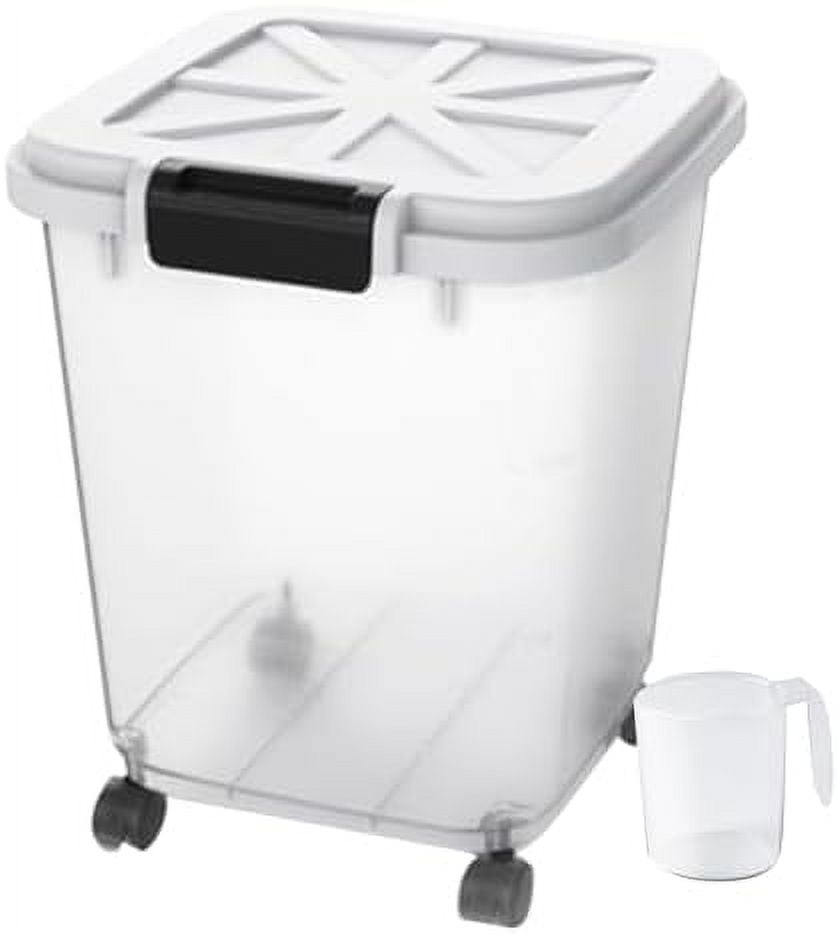 40 LB Rice Storage Container with Measuring Cup, BPA free, For Rice ...