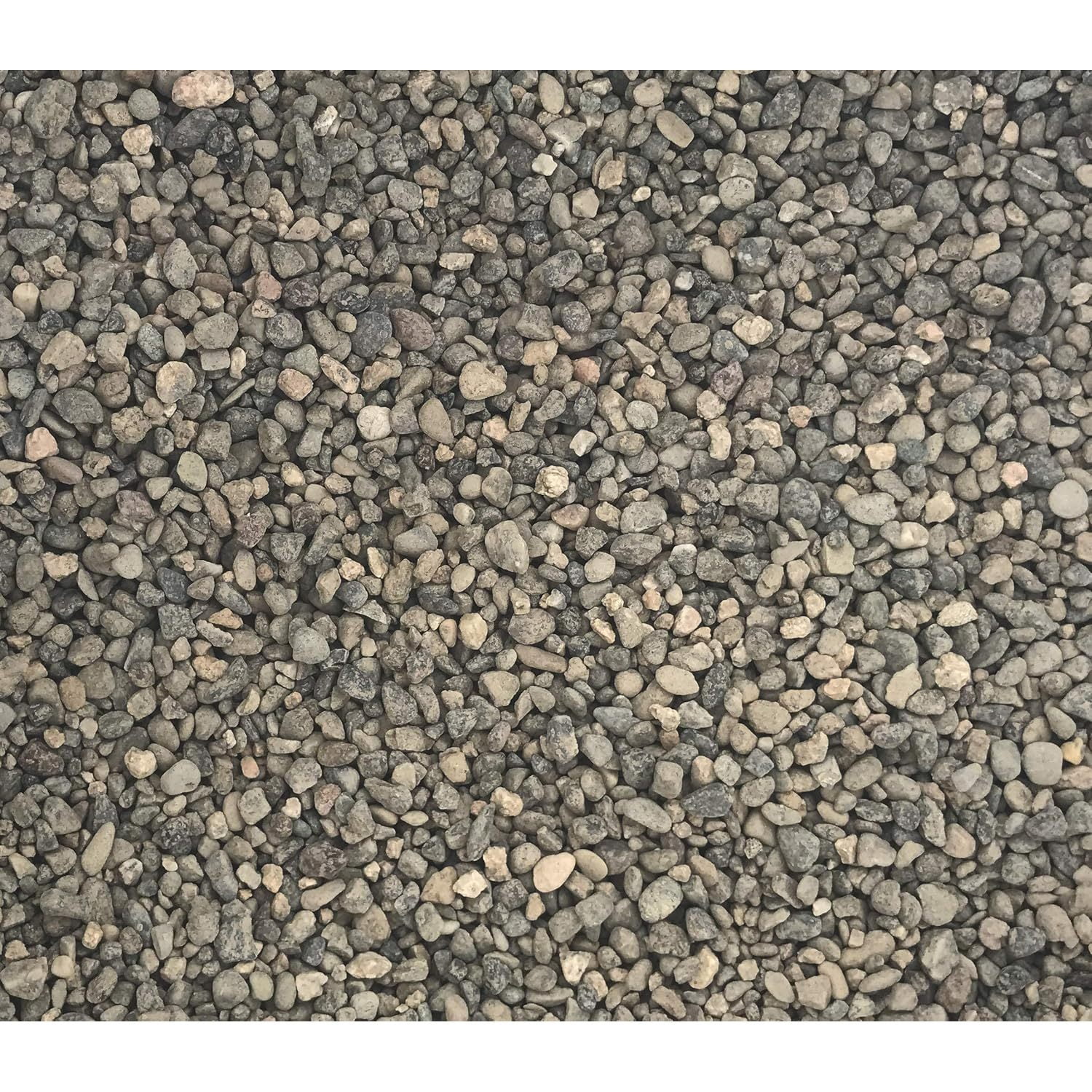 40 LBS Grey Pea Gravel - Landscape Rocks - Drainage Rock - Gardening ...