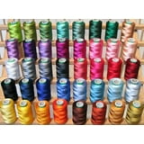 40 Large Spools Embroidery Threads for Brother Machine - 500 Meters ...