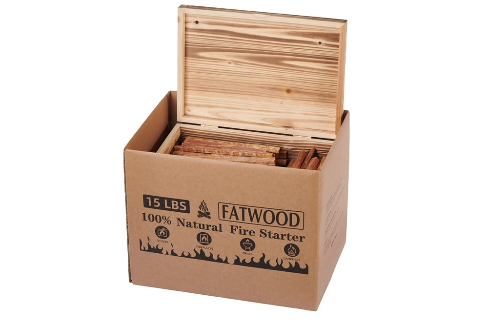 40 Lbs Fatwood Fire Starter Sticks, 100% Natural Kindling Wood, Pine ...