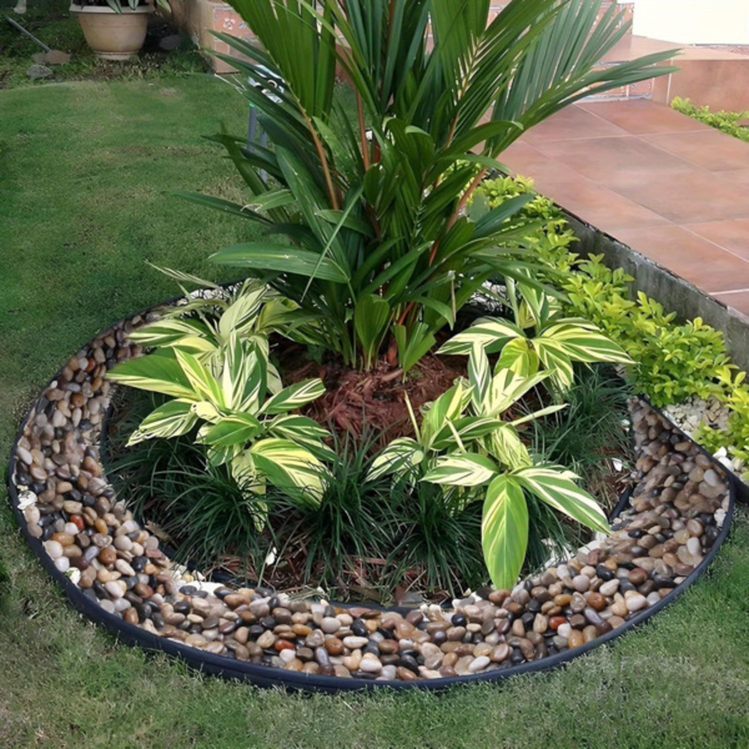 40 Lbs Of Large River Landscape Beautification 1.6-2.4inch Decorative ...