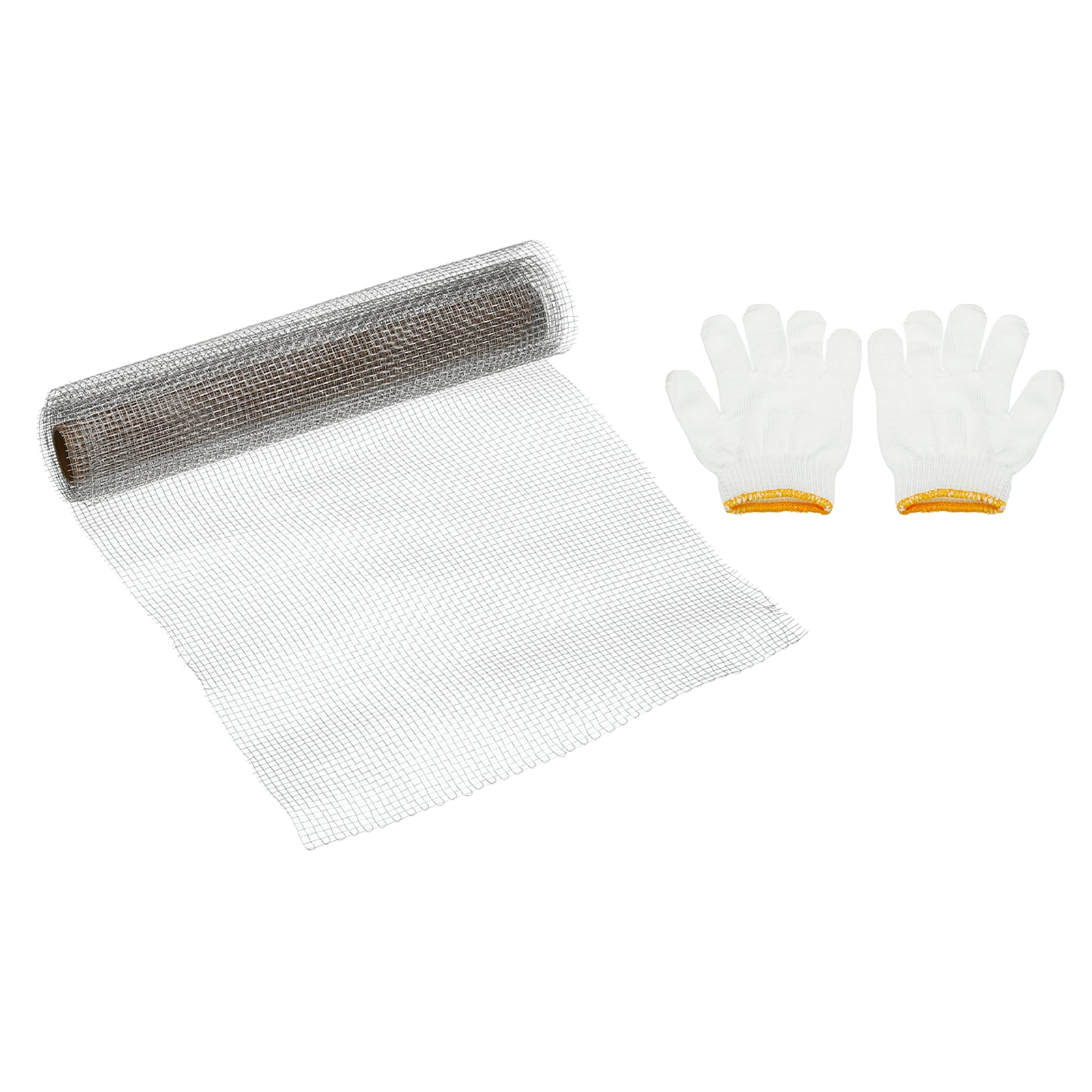 40"Lx16"W Woven Wire Mesh, 8Mesh 304 Stainless Steel Filter Screen with ...