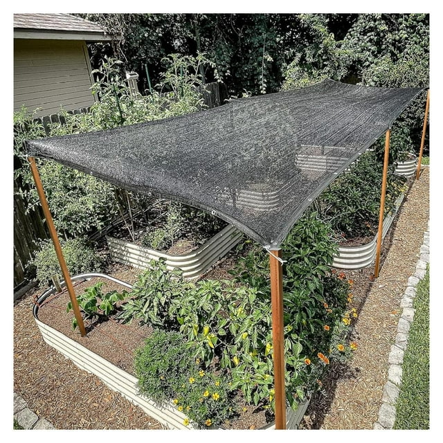 40% Mesh Shade Cloth with Grommets 6x16 FT Durable Sunblock UV ...