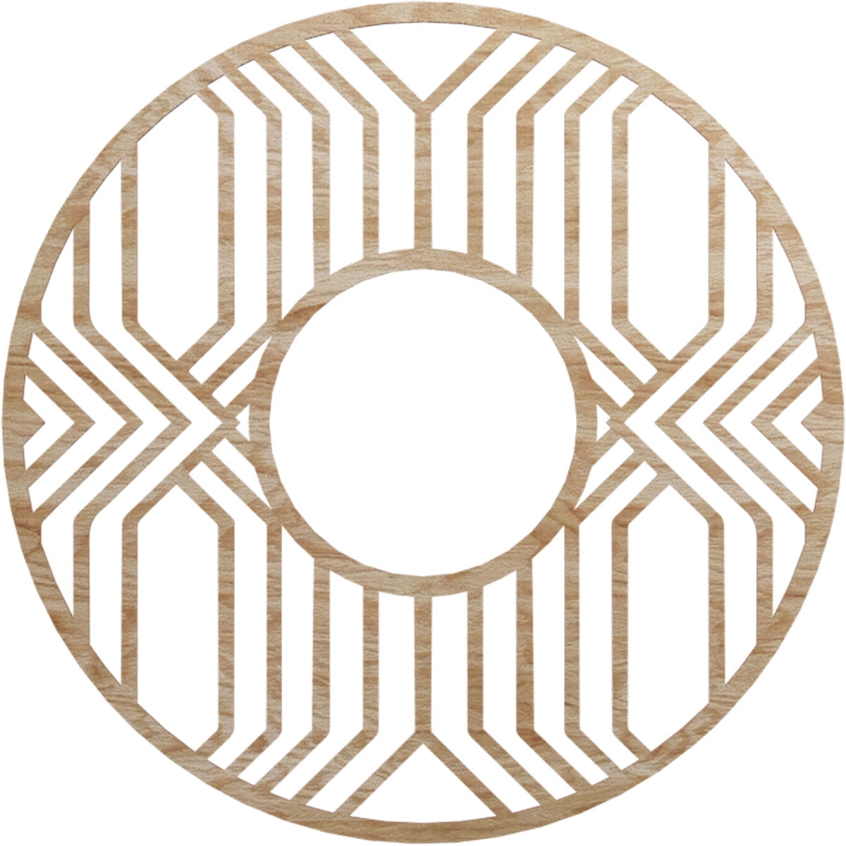 40"OD x 14 5/8"ID x 1/4"T Empire Wood Fretwork Pierced Ceiling ...