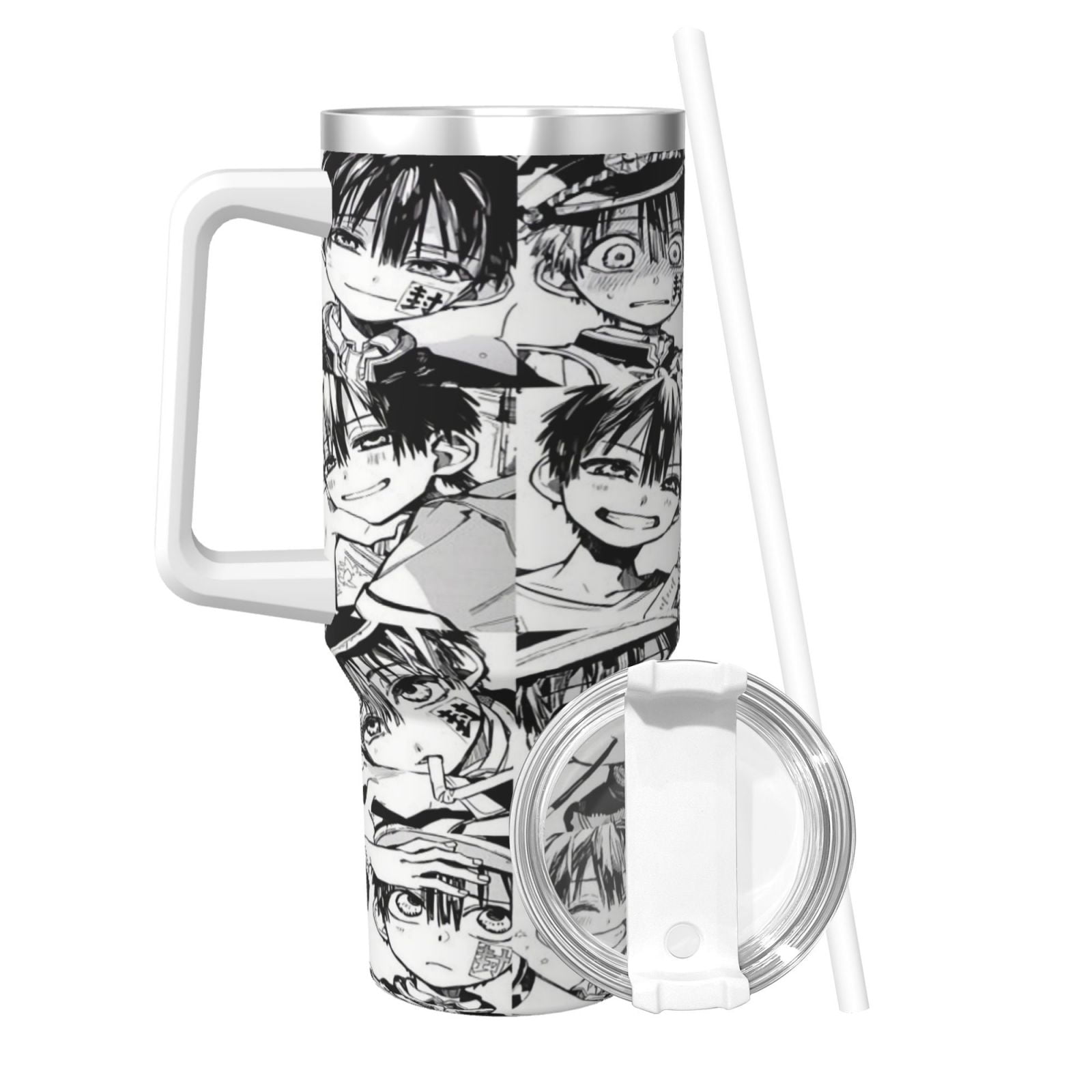 40 OZ Toilet-Bound Hanako-kun Ice Bully Cup with Handle Straw Lid ...