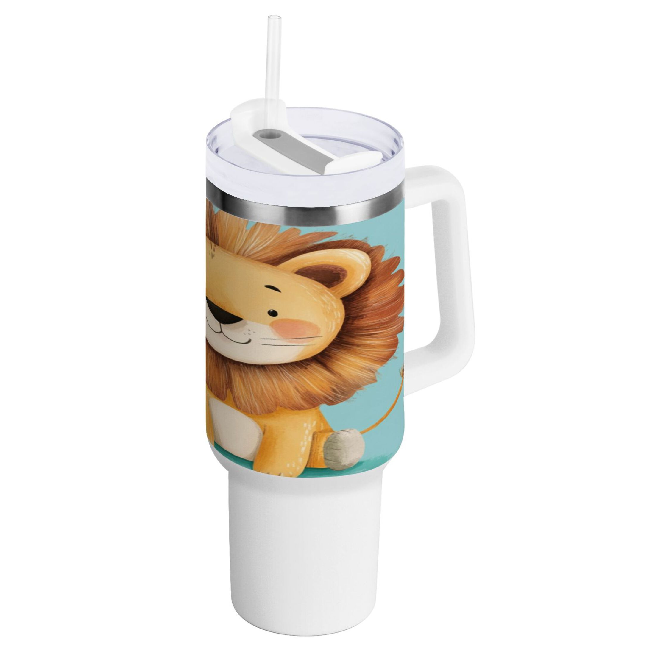 40 Oz Car Handle Water Bottle Water Cup Water Bottle Water Jug Coffee ...