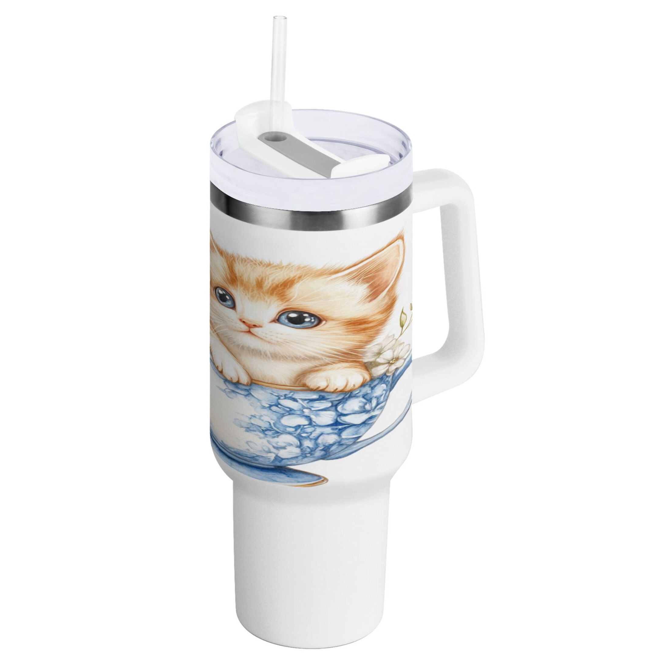 40 Oz Car Handle Water Bottle Water Cup Water Bottle Water Jug Coffee ...