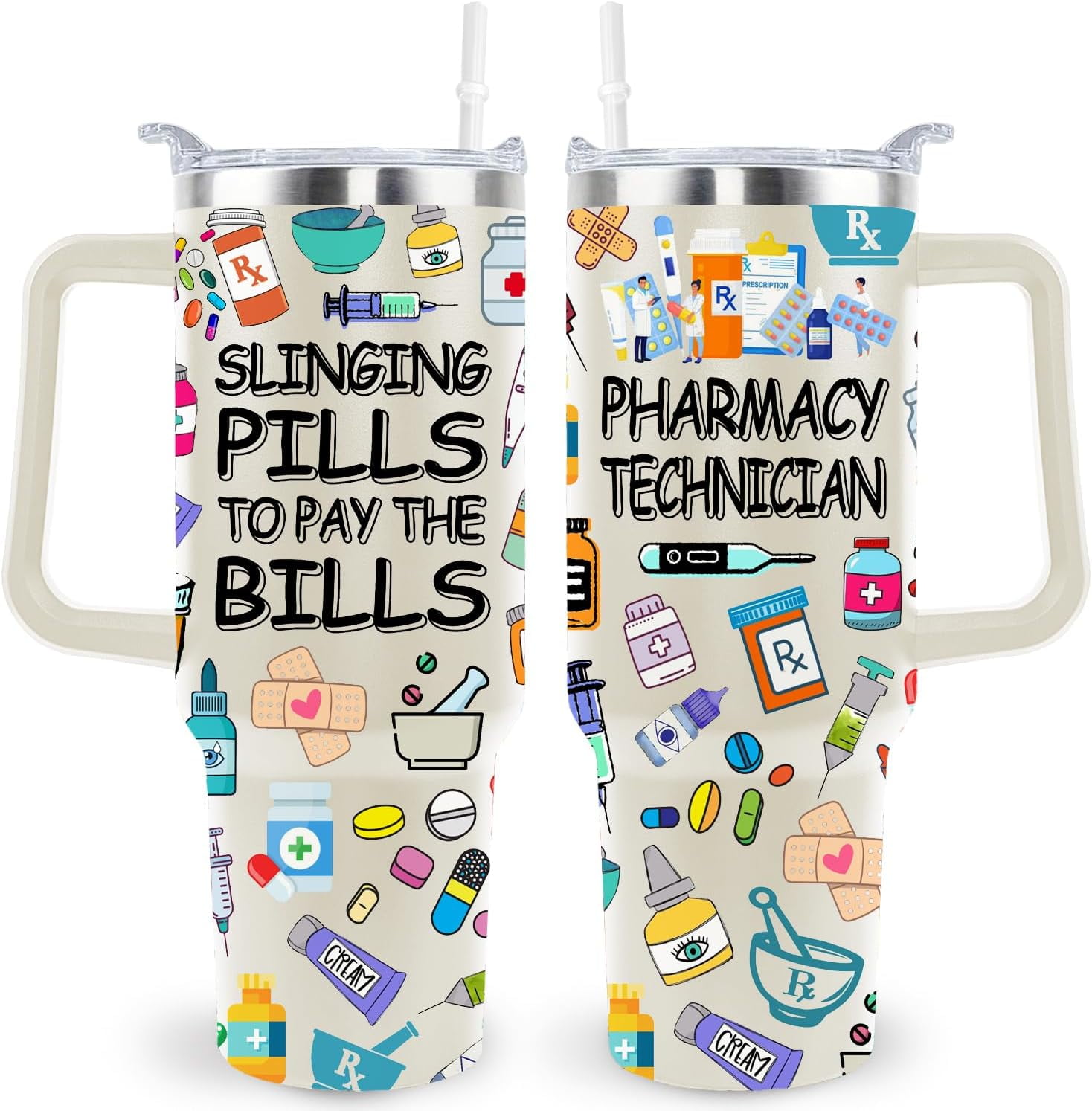 40 Oz Pharmacy Technician Tumbler Cup Pharmacy Technician Gifts ...