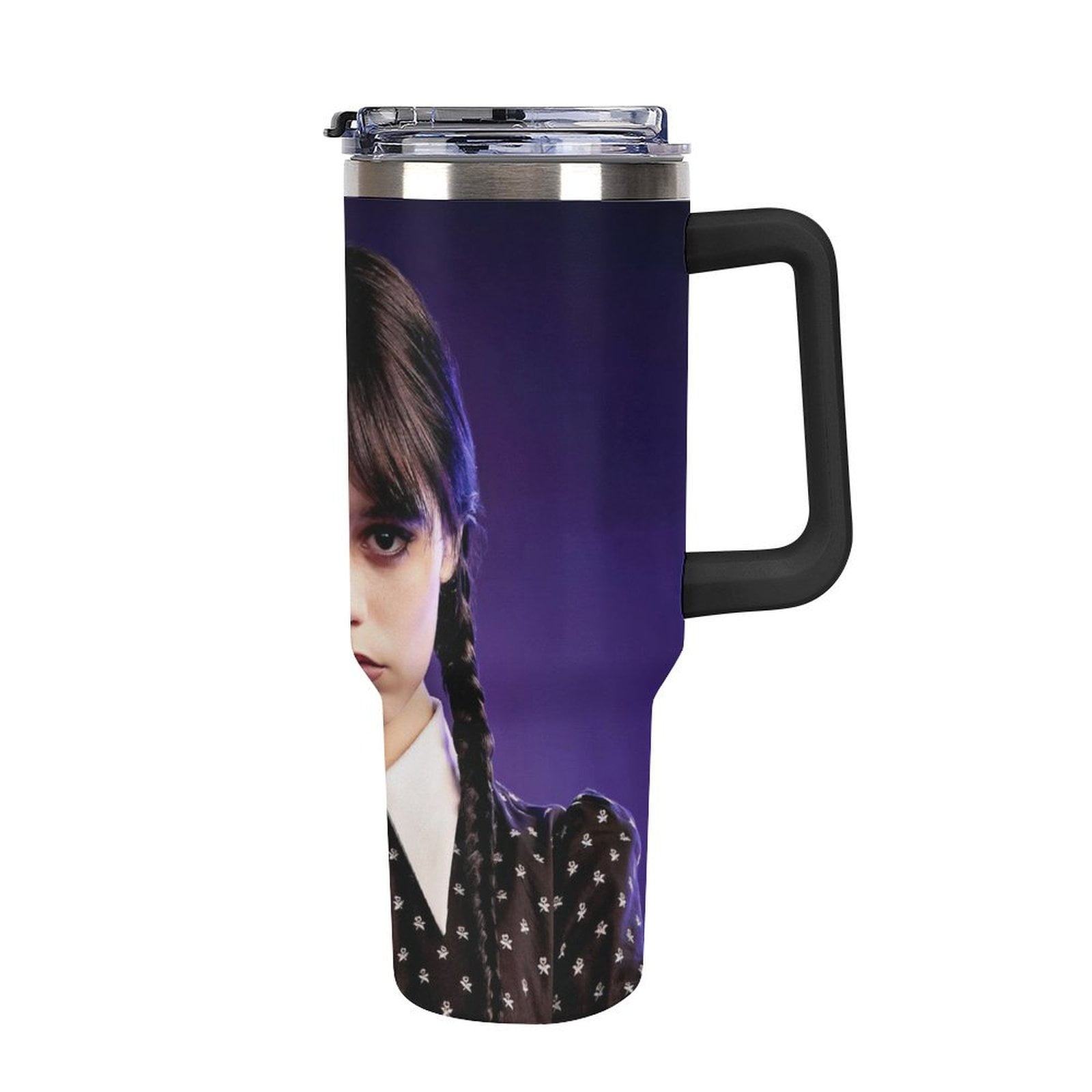40 Oz Wednesday Addams Coffee Mug Tumbler Insulated with Straw/Lid ...