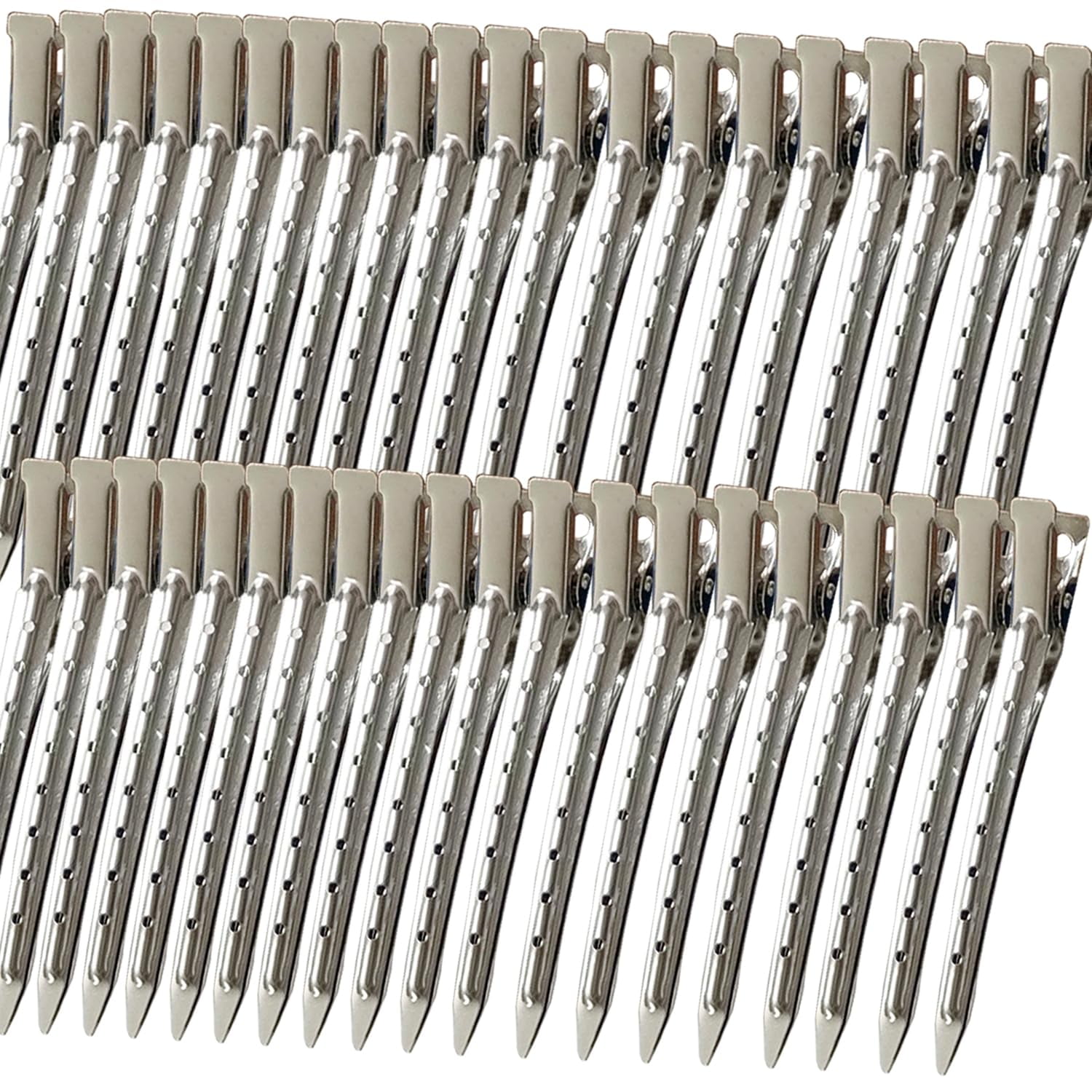 40 PCS 3.5 Inch OLF24 Duck Billed Clips,Metal Alligator Curl Hair Clips ...