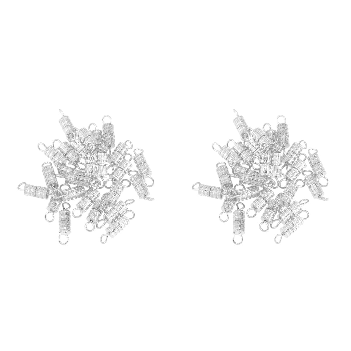 40 PCS Barrel Screw Type Clasps Jewerly Jewellery Necklace Jewlery ...