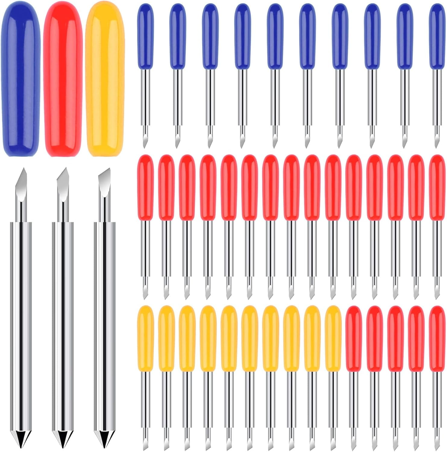 40 PCS Replacement Cutting Blades, Fine Point Blade Compatible with ...