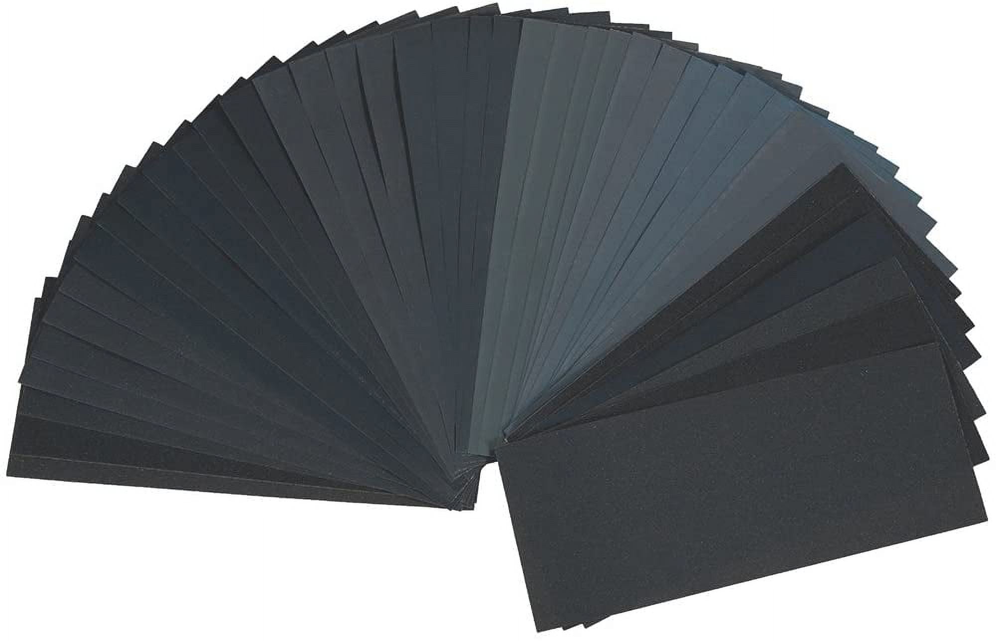 40 PCS Sandpaper Abrasive Grade Extra Fine Wet Dry For Sanding ...