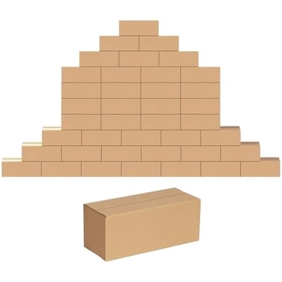 40 Pack 10x4x4 inches Shipping Boxes Corrugated Cardboard Boxes for ...