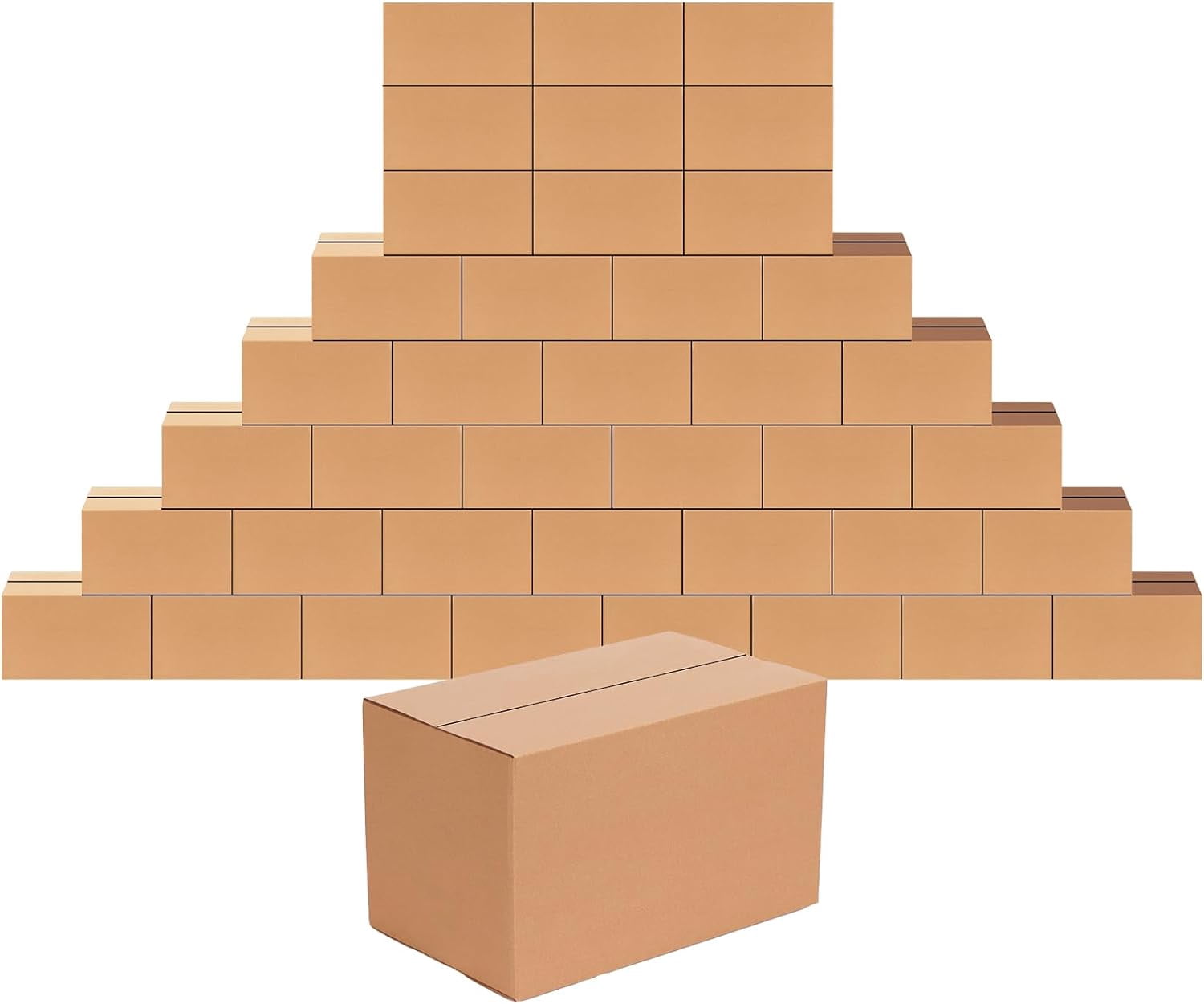 40 Pack 10x6x6 inches Shipping Boxes Medium Cardboard Boxes for Packing ...