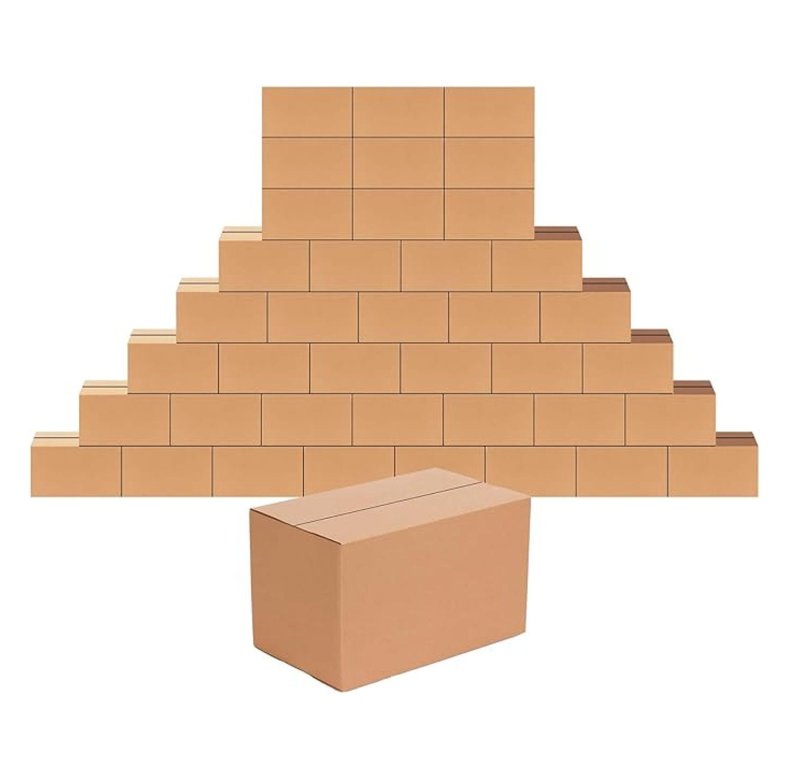 40 Pack 10x6x6 inches Shipping Boxes Medium Cardboard Boxes for Packing ...