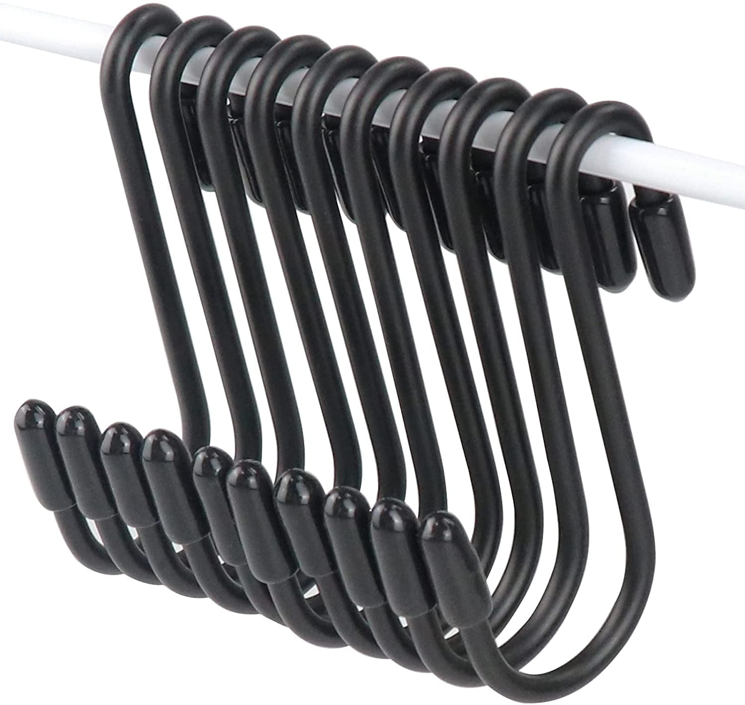 40 Pack 2.5 Inch Small S Hooks Hanging for Kitchen Pan Pot Rack, Heavy ...