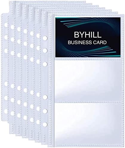40 Pack 240 Pockets A6 Binder Business Card Sleeves, Ultra-Clear K-pop ...