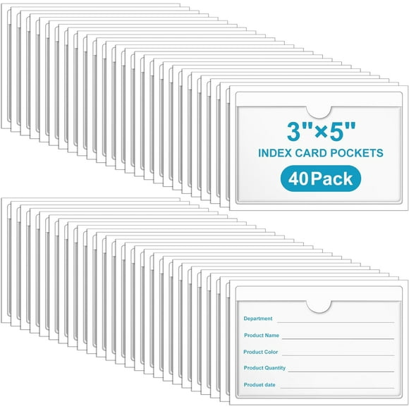 Clear Adhesive Pockets