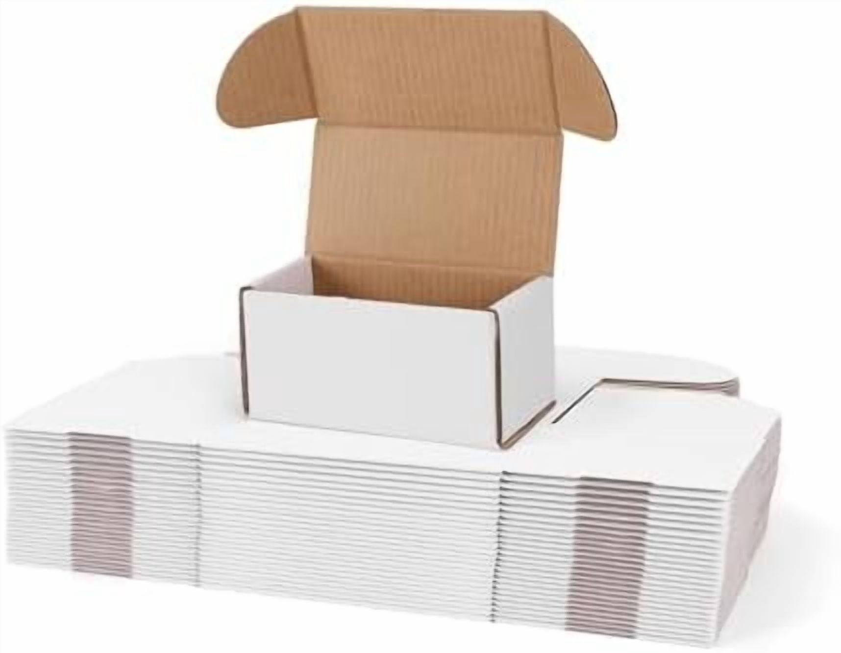 40 Pack 4.6x2.2x2.2 Small Shipping Boxes for Packing Small Business ...