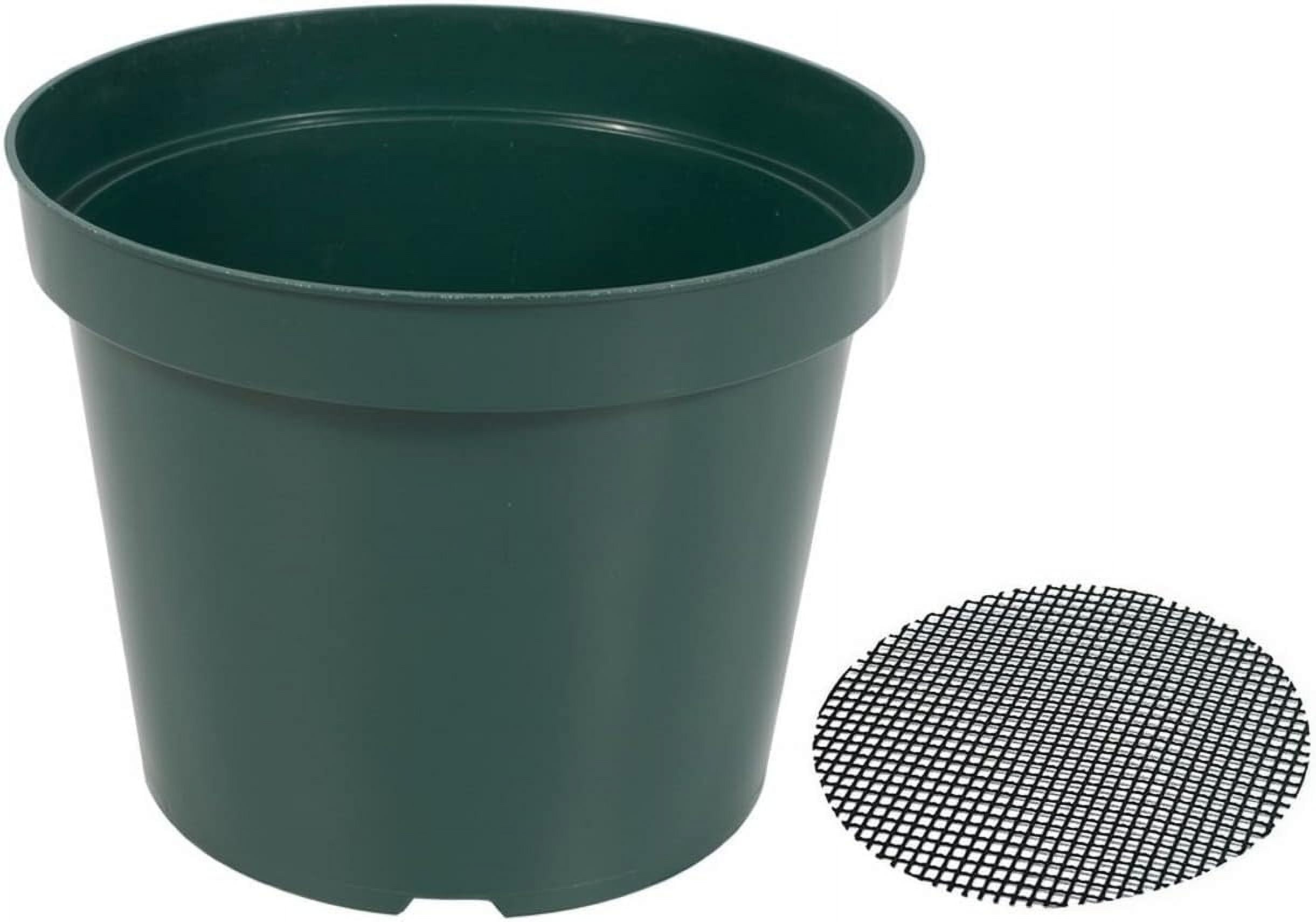 40 Pack 4 Inch Plastic Pots with Mesh Pad, Thick Sturdy Plastic Pots ...