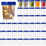 40 Pack 4oz Small Containers with Lids,Reusable Salad Dressing ...