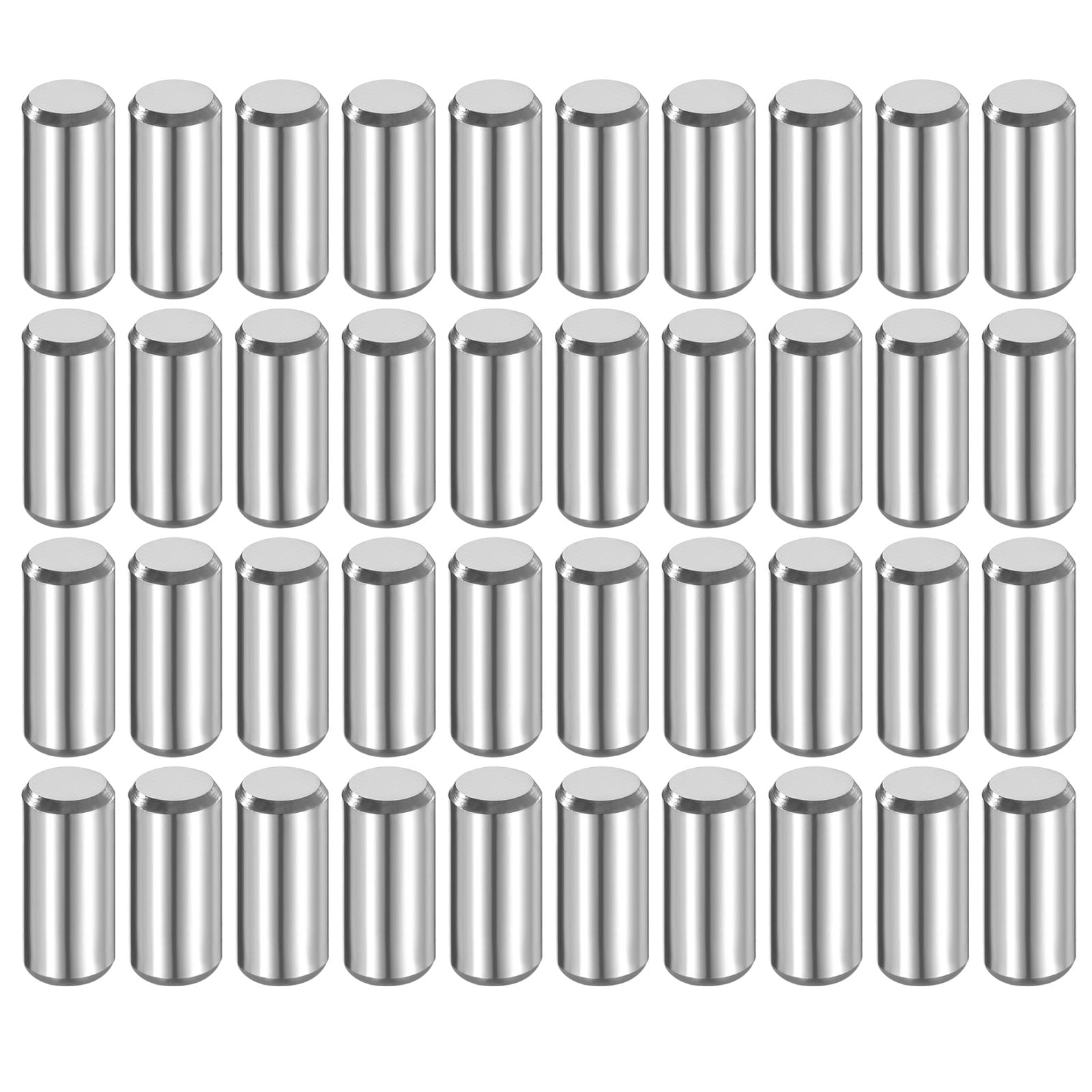 40 Pack 6 mm x 14 mm Dowel Pins, 316L Stainless Steel Cylindrical Dowel ...