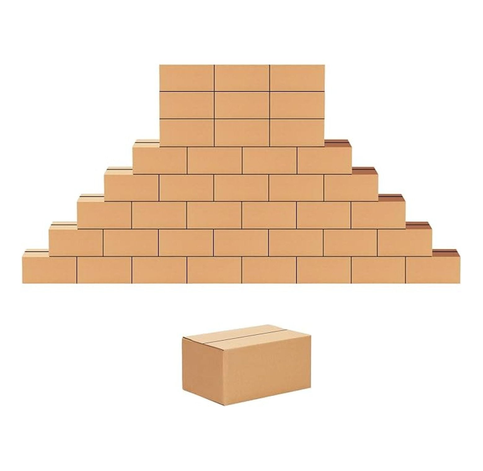 40 Pack 6x4x3 inches Shipping Boxes Small Cardboard Boxes for Packing ...