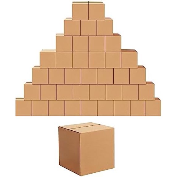 40 Pack 6x6x6 inches Shipping Boxes Small Cardboard Boxes for Packing ...