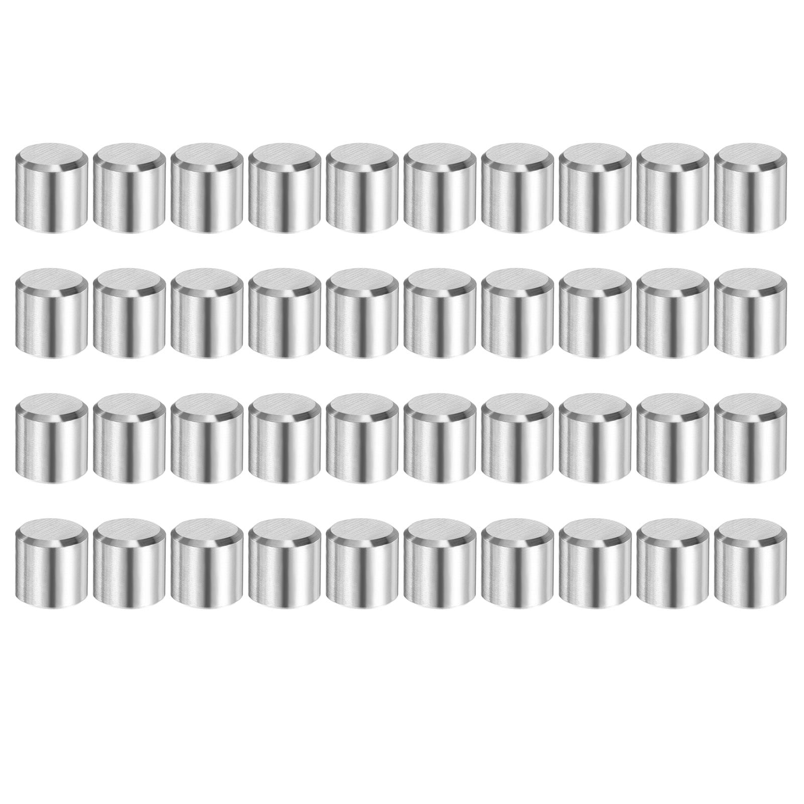 40 Pack 8 mm x 8 mm Dowel Pins, 316L Stainless Steel Cylindrical Dowel ...