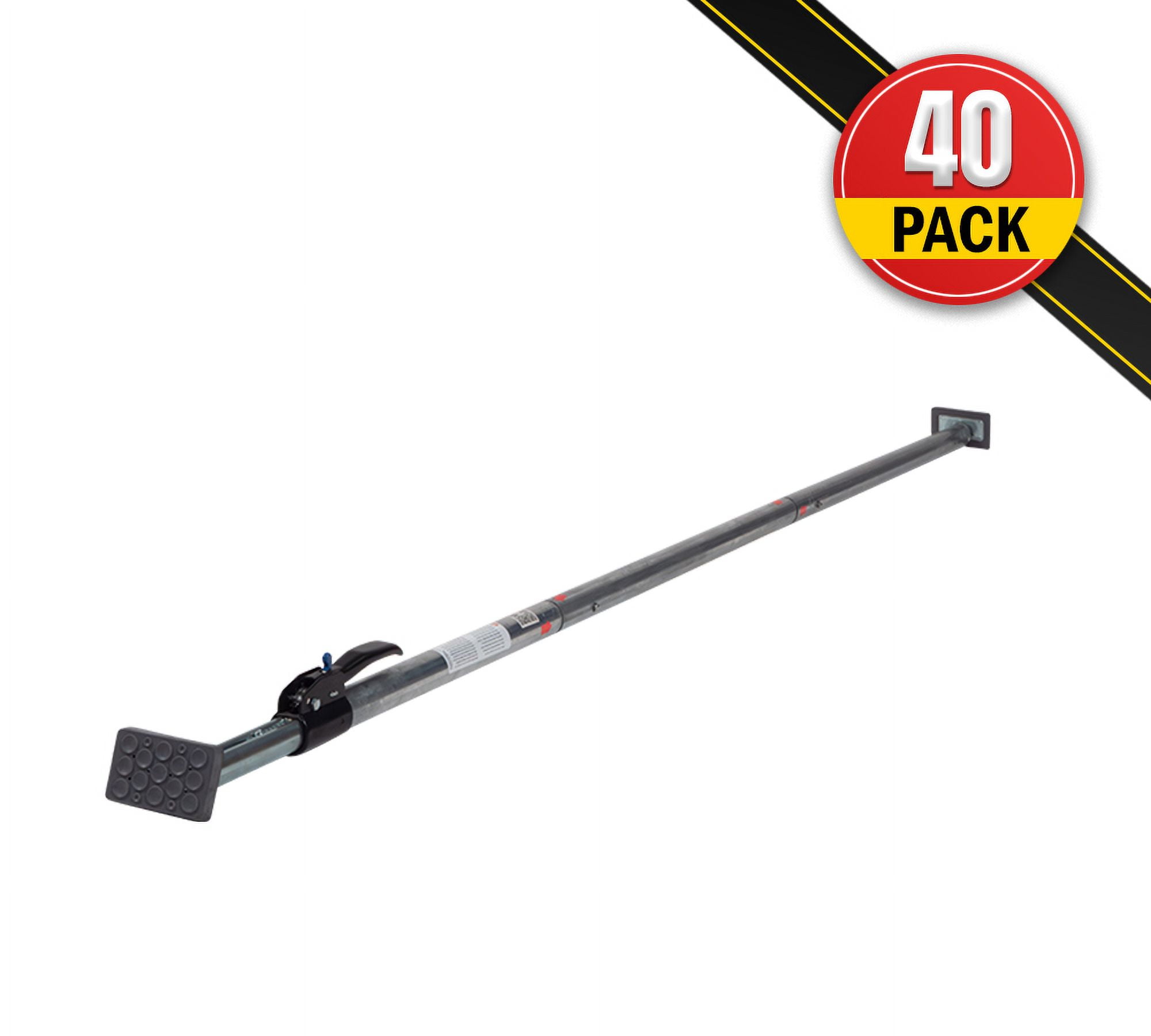 40 Pack 89-3/4" to 104-1/2" Long Steel Telescoping Ratcheting Load Lock ...
