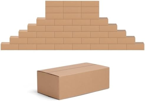 40 Pack 9x5x3 inches Shipping Boxes Small Cardboard Boxes for Packing ...
