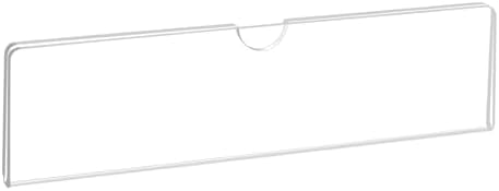 40 Pack Acrylic Wall Name Plate Holder 8 * 2in Office Name Plate with ...