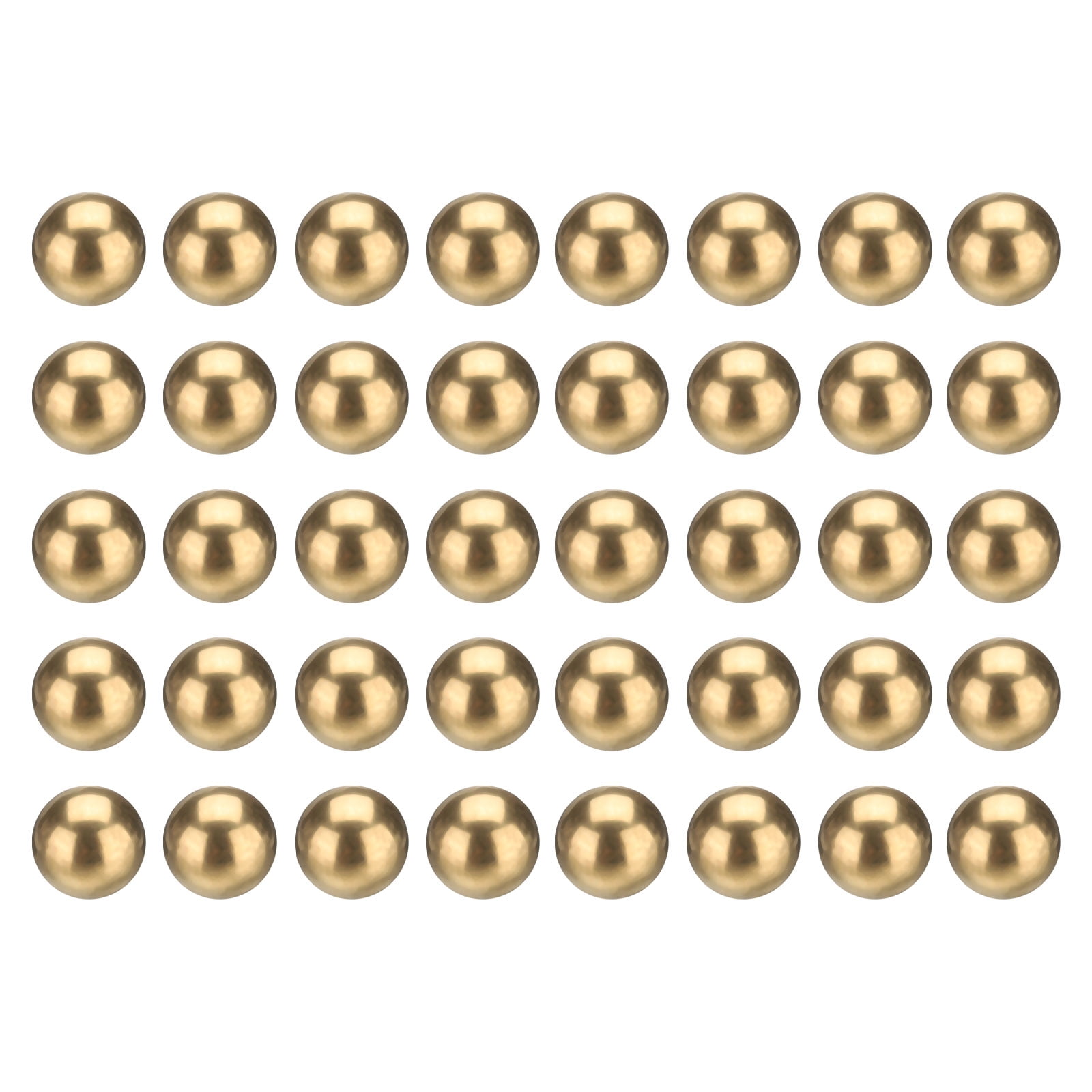 40 Pack Bearing Balls, 8mm Diameter H62 Precision Solid Brass Bearing Balls - Walmart.com