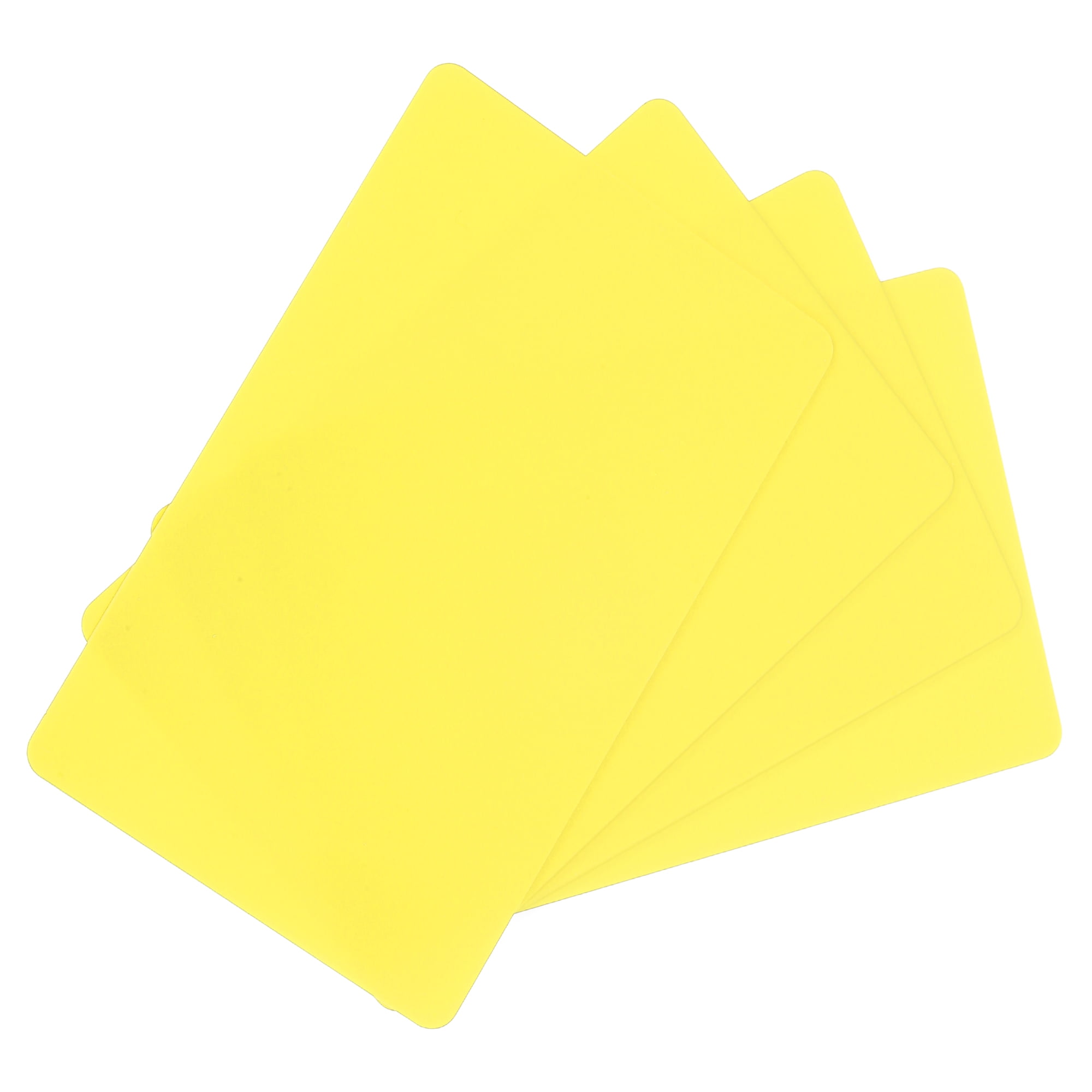 40 Pack Blank Cards 15mil ID Cards Plastic Cards Yellow - Walmart.com