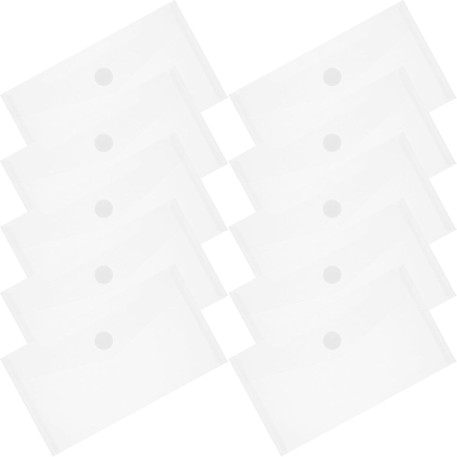 40-Pack Clear Plastic Money Bags for Cash and Bank Deposits, Waterproof ...