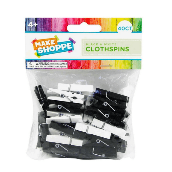40 Pack Miniature Clothespins, Versatile, Durable, and Perfect for DIY ...