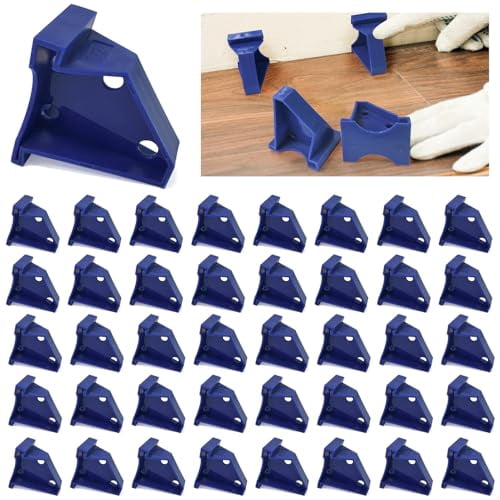 40 Pack Flooring Spacers, Laminate Wood Flooring Spacer Tool with 1/4 ...