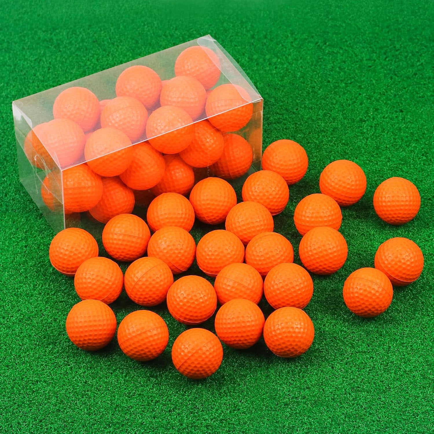 40 Pack Foam Golf Practice Balls - Realistic Feel and Limited Flight ...