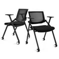 40 Pack Folding Office Chair Stackable Conference Room Chairs with ...