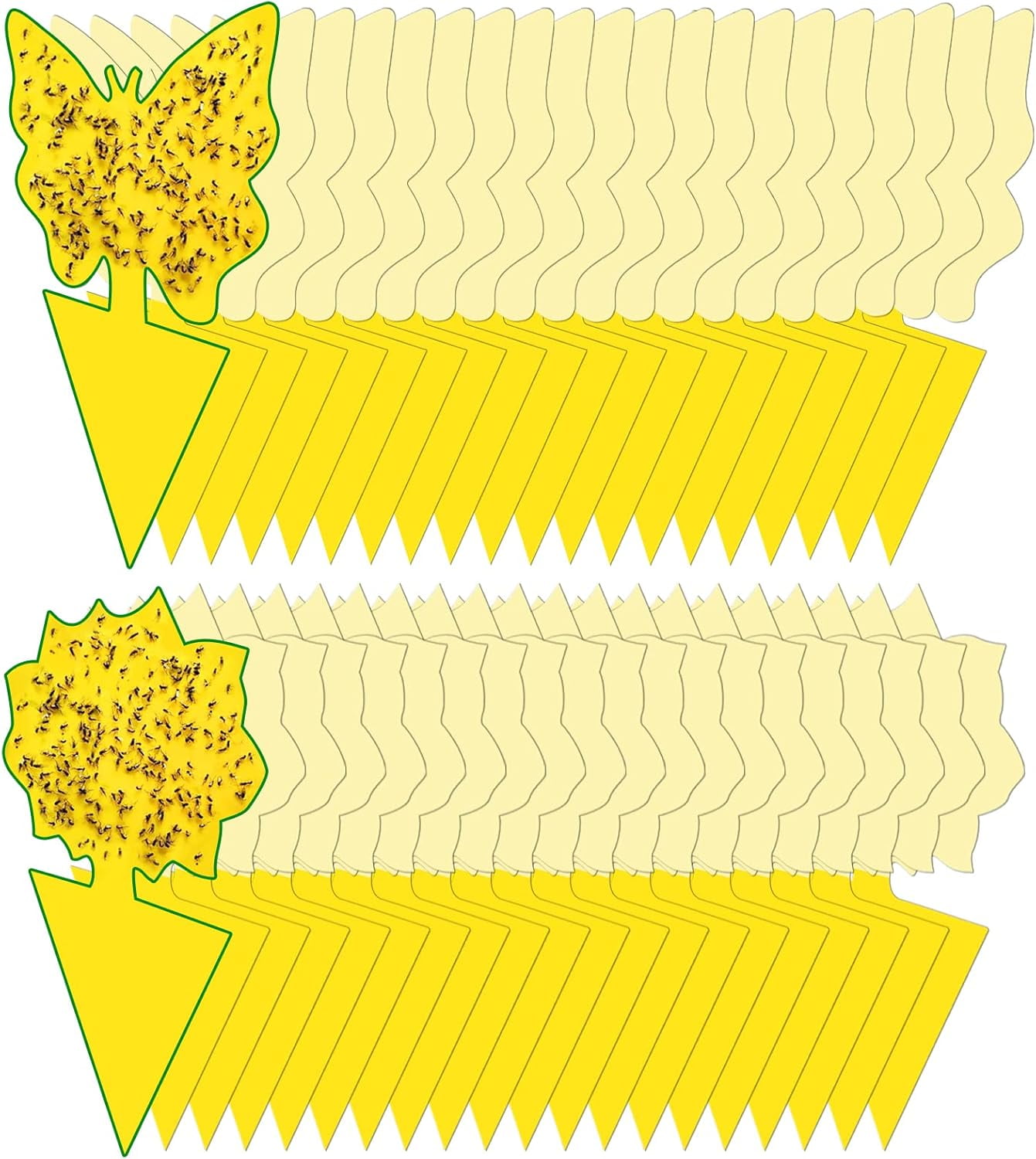 40 Pack Fungus Gnat Traps for House Indoor, Fungus Traps Fruit Fly ...