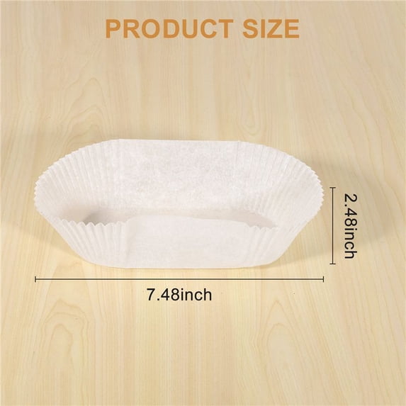 40 Pack Greaseproof Loaf Tin Liners Straight Edge Baking Parchment ...