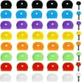 40 Pack Key Caps Covers Tags Set Plastic Keys Color Identifiers Labels ...