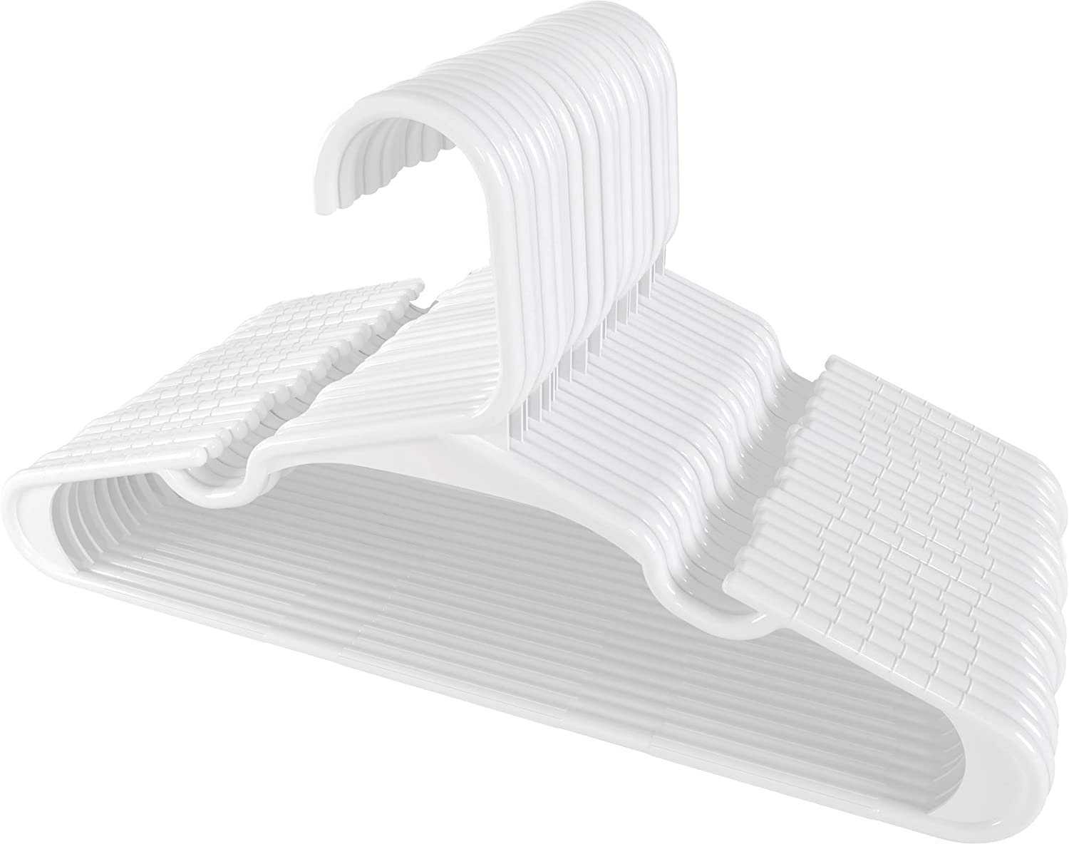 40 Pack Kids Hangers - 11.5 Inch Plastic Baby Hangers for Closet ...