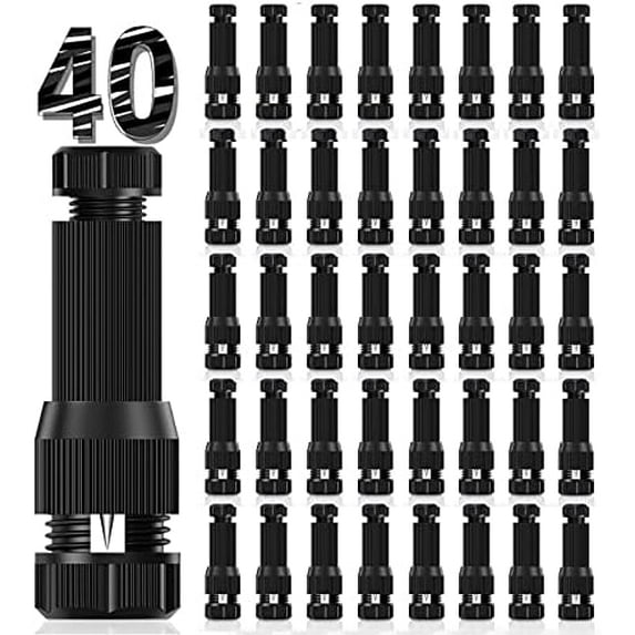 40 Pack Low Voltage Wire Connector - Landscape Lighting Connectors ...