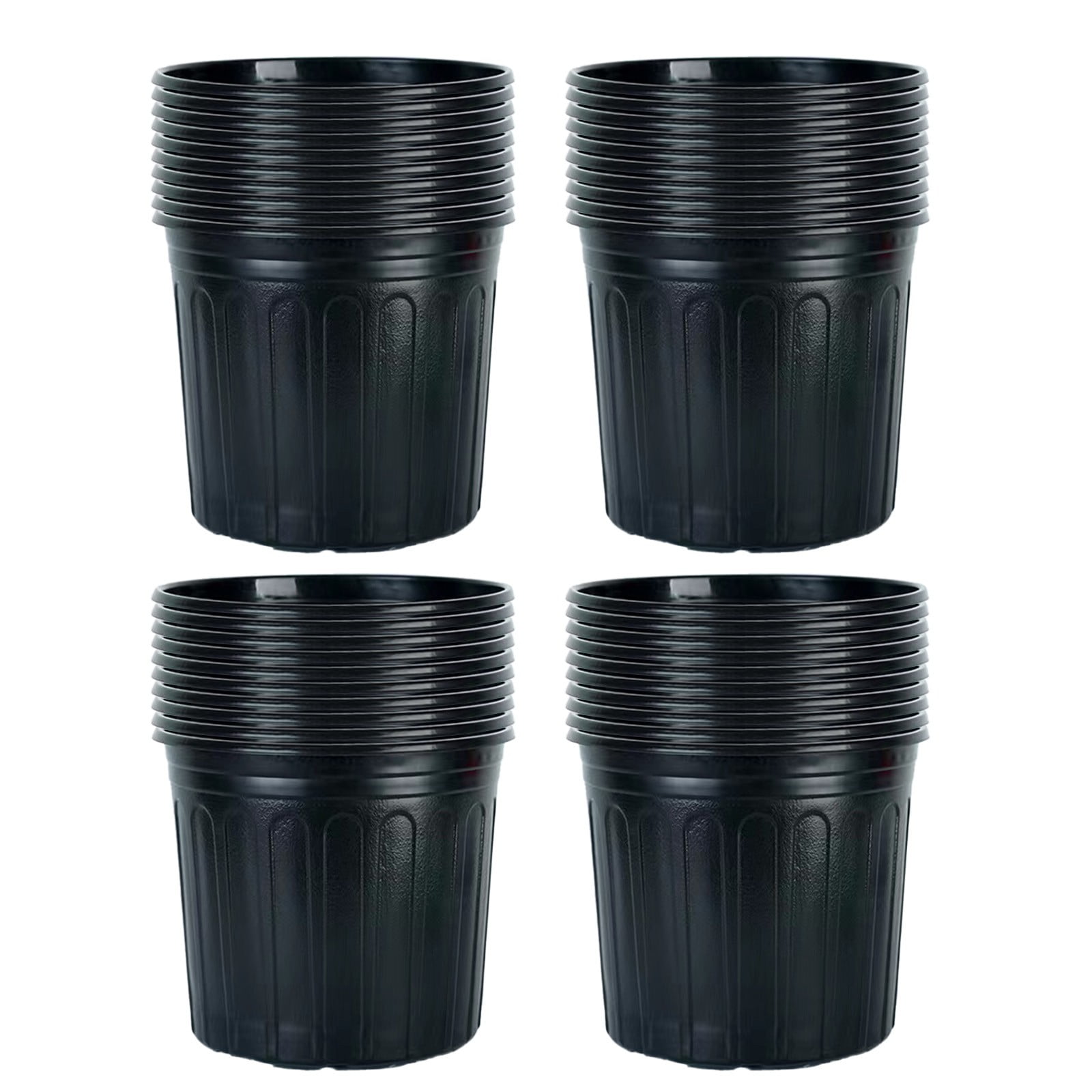 40 Pack Plastic Seedling Pots with Drainage Holes Reusable Plant ...