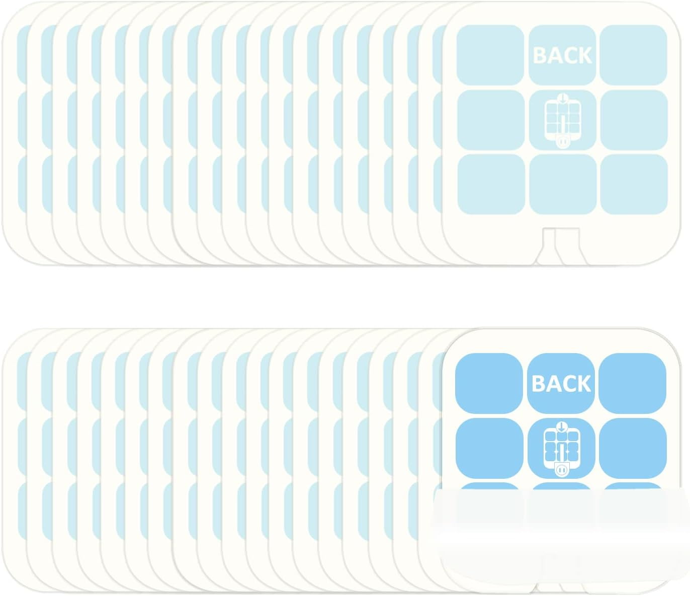 40 Pack Refill Glue Cards Compatible with Home SH502 and DT3005W Dot ...