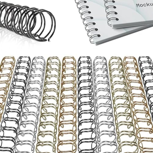 40 Pack Spiral Binding Coils, Binding Spirals, 2:1 Pitch, Mixcolor ...