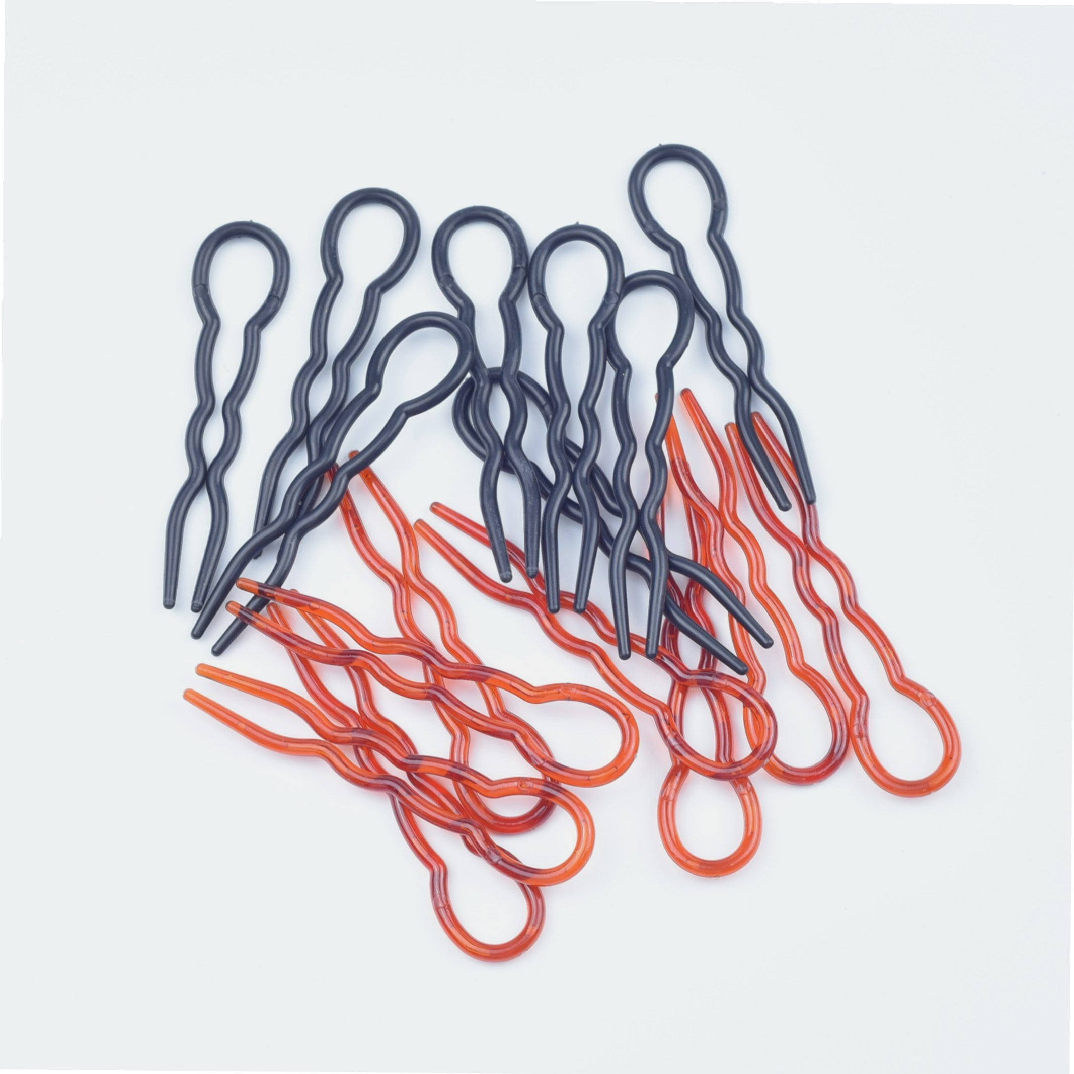 40 Pack U Shaped Hair Pins, Large Plastic Hair Clips for Buns, Secure ...