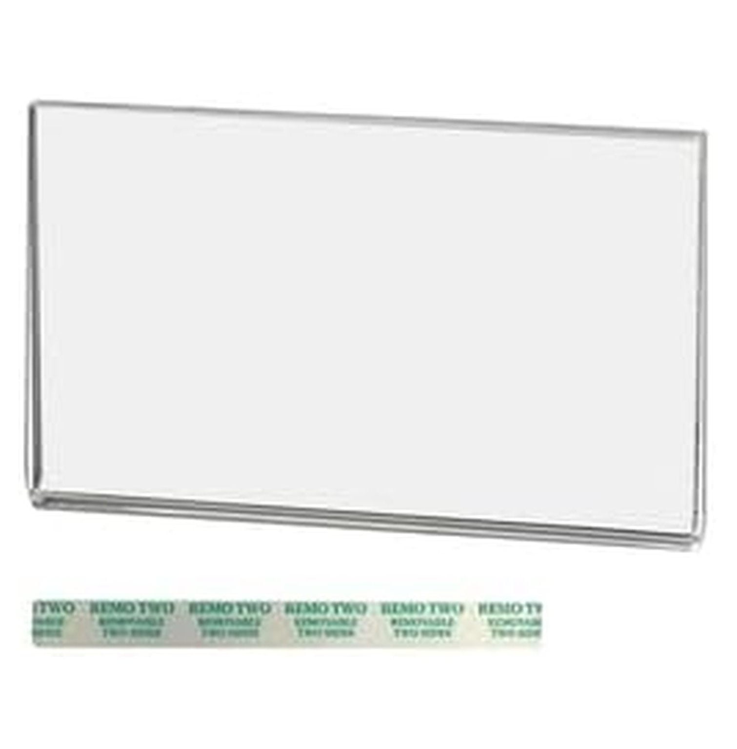 40 Pack Wall Sign Holder 3.5" x 2" with Double Sided Tape for UPC Scan ...